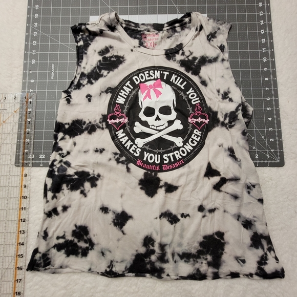 beautiful disaster | Tops | Beautiful Disaster Muscle Tank | Poshmark